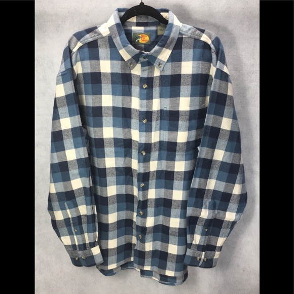 Bass Pro Shops | Shirts | Bass Pro Shops Pocket Flannel Shirt Size Xl ...